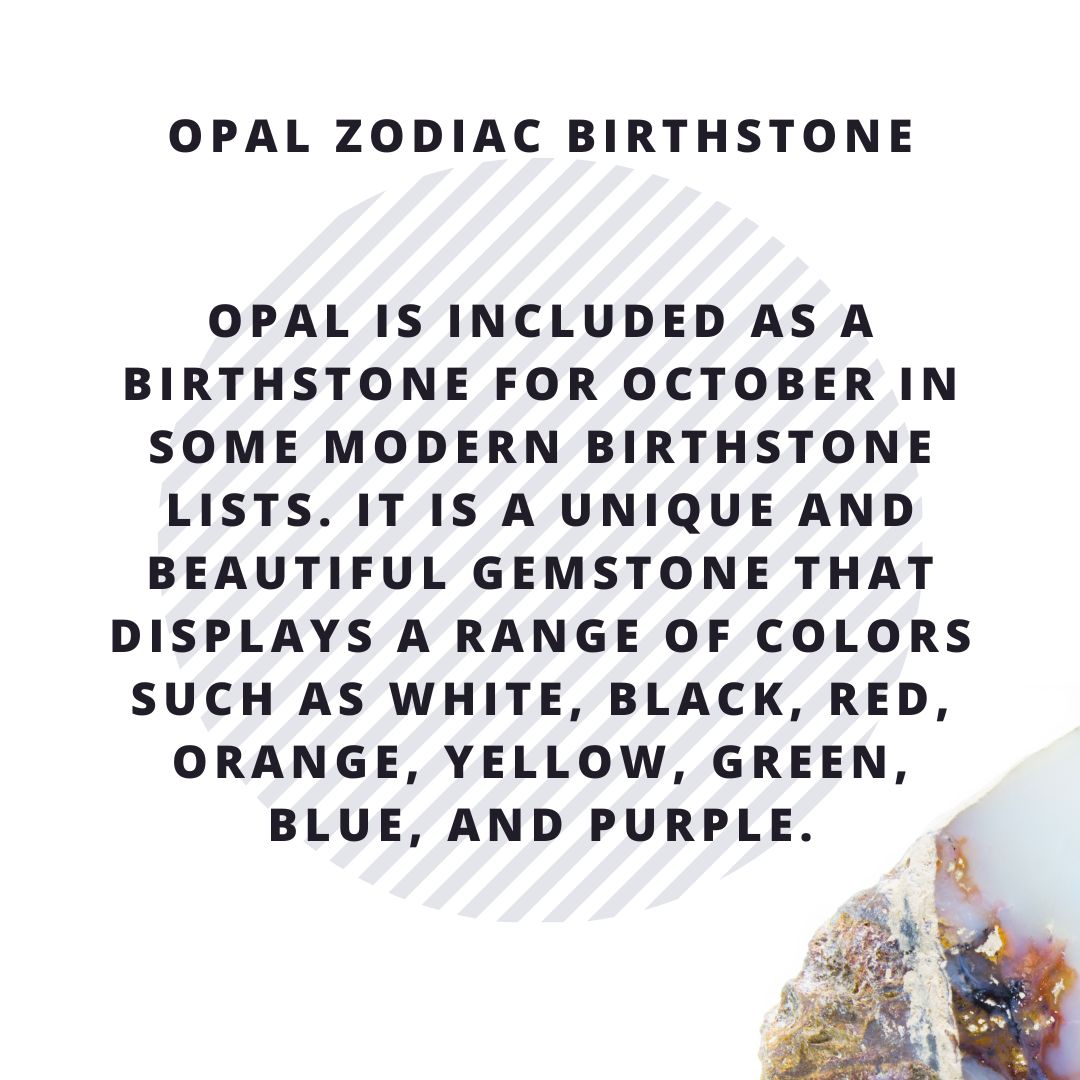 October Birthstone Opal & Tourmaline: Color, Meaning, History, Healing ...
