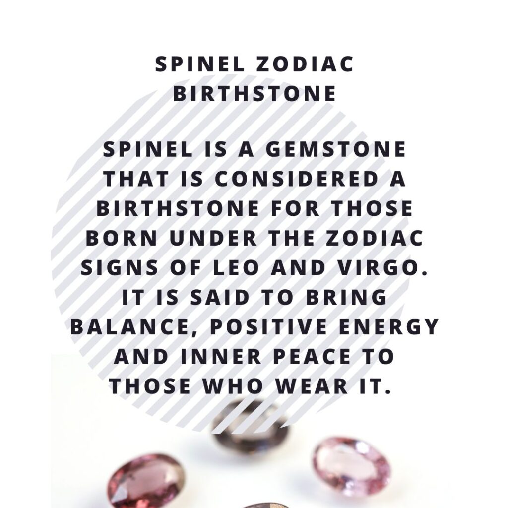 August Birthstones Sardonyx, Spinel & Peridot: Color, Meaning, History ...